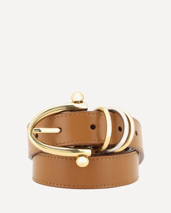 Chloé Leather Bracelet Belt - Beige