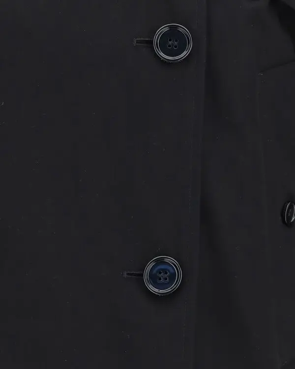 Burberry Mayfair Cropped Trench Jacket In Gabardine