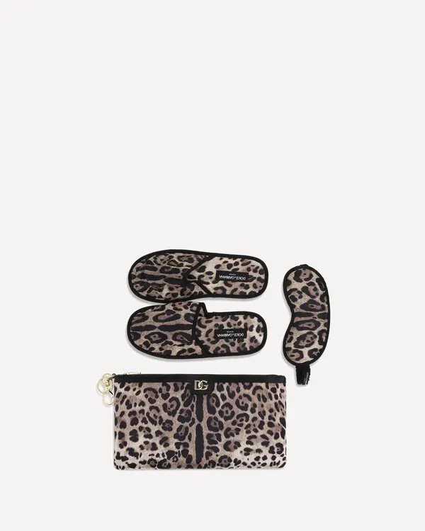 Dolce & Gabbana Leopard Print Comfort Kit - Multicolour