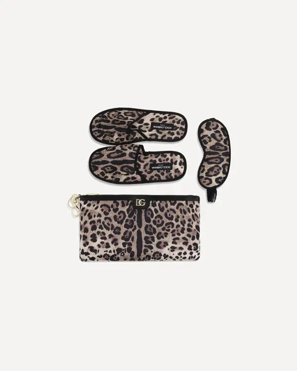 Dolce & Gabbana Leopard Print Comfort Kit