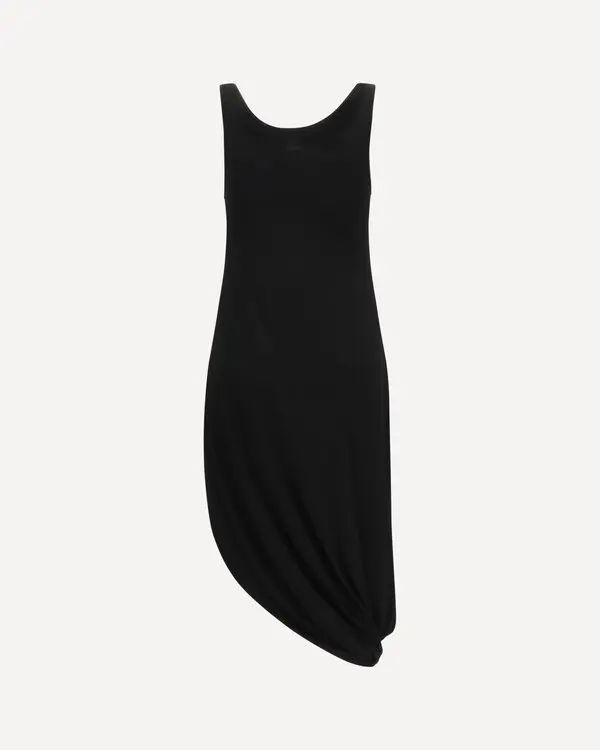 Loewe Asymmetrical Draped Viscose Dress