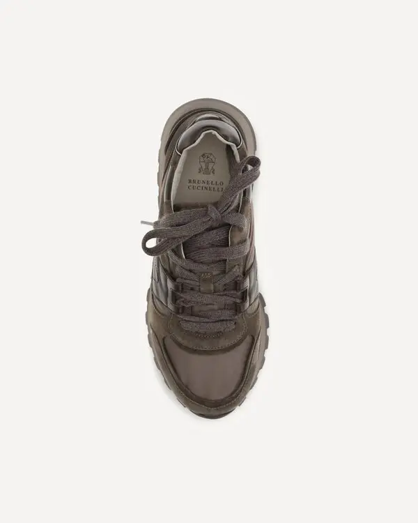 Brunello Cucinelli Suede Sneakers - Brown