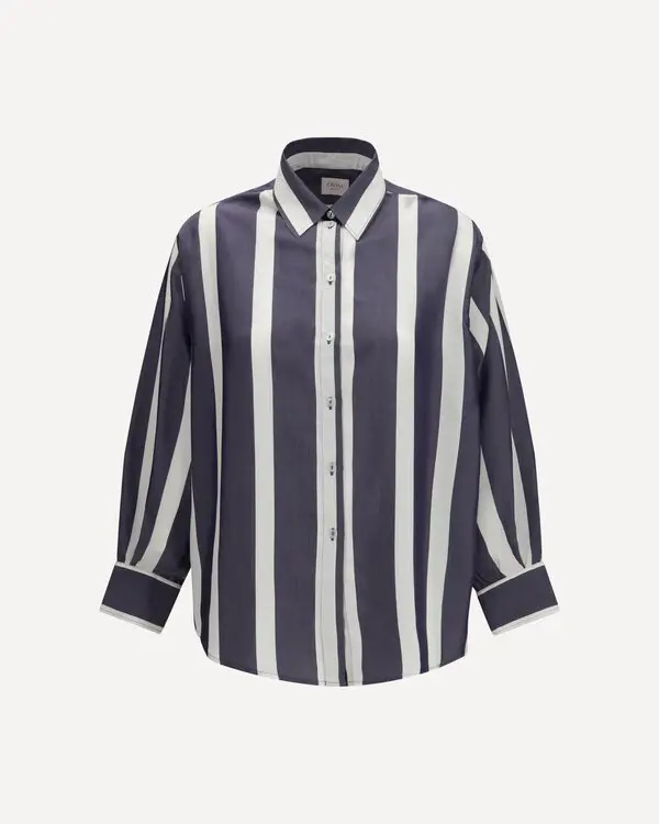 CRUNA Oversized Striped Shirt
