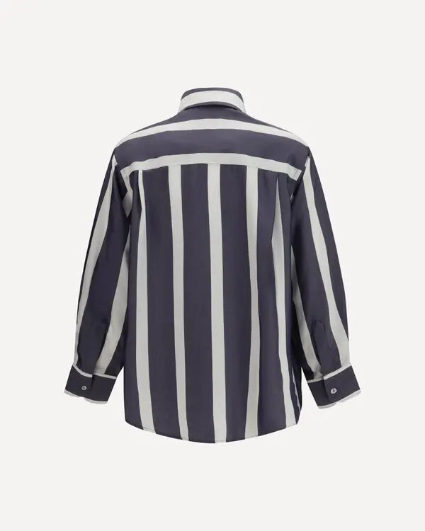 CRUNA Oversized Striped Shirt