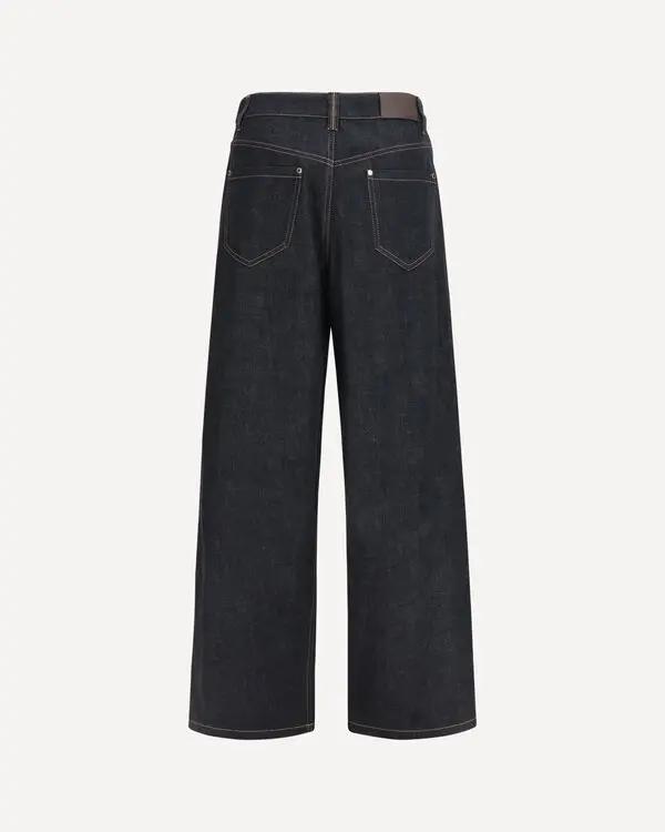 Brunello Cucinelli Straight-leg Denim Jeans - Blue