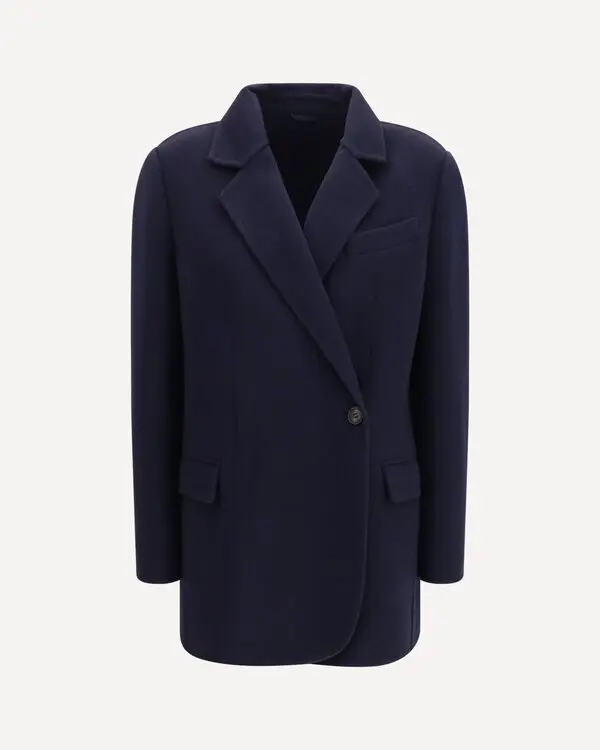 Brunello Cucinelli Single-breasted Wool And Cashmere Jacket