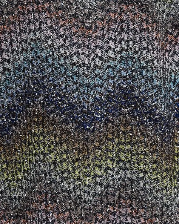 Missoni Single-breasted Lamé Viscose Blazer With Sequins