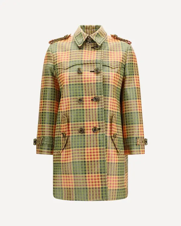 Burberry Summerside Check Trench Coat