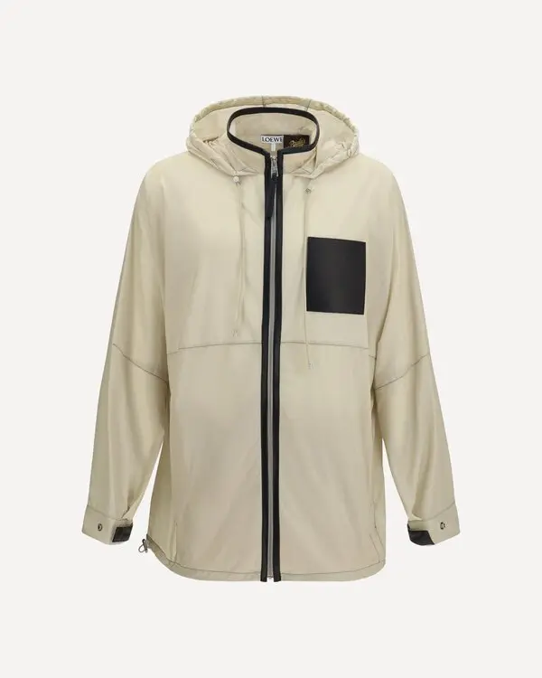 Loewe X Paula's Ibiza Hooded Technical Fabric Jacket - Beige