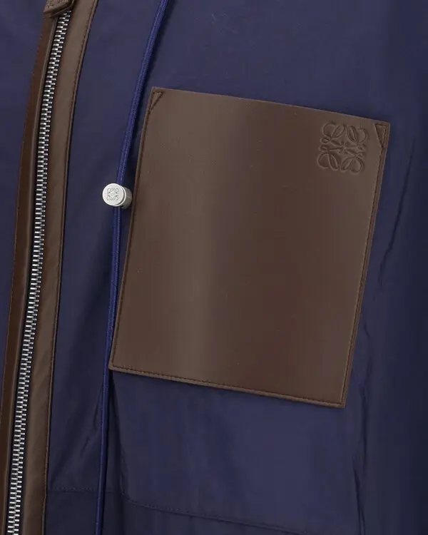 Loewe X Paula's Ibiza Hooded Technical Fabric Jacket - Blue