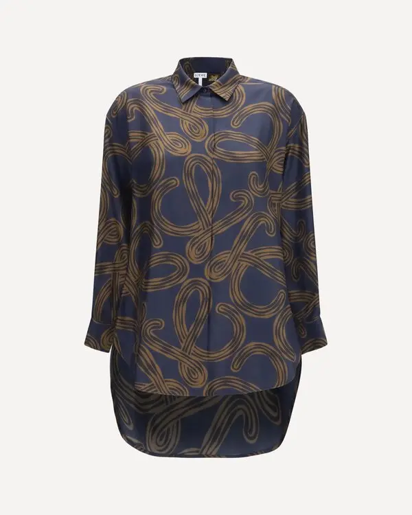 Loewe Lightweight Printed Silk Twill Shirt