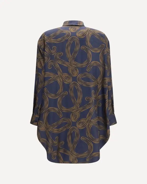 Loewe Lightweight Printed Silk Twill Shirt