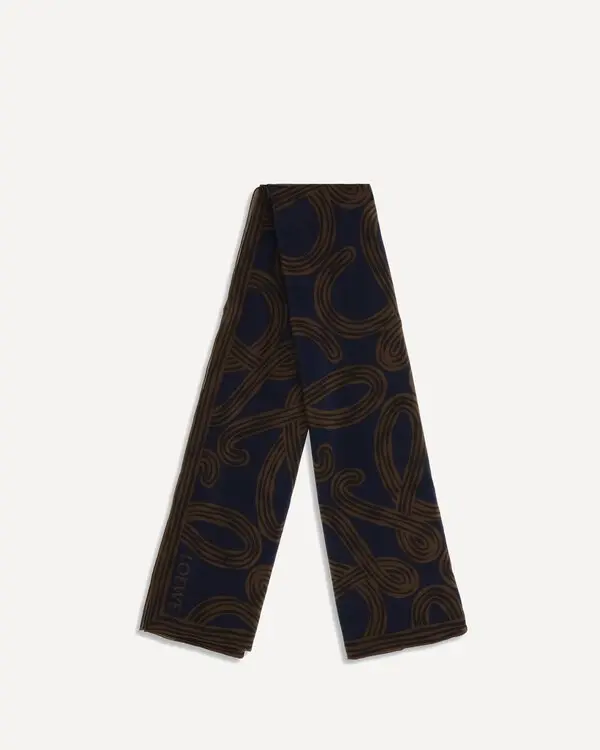 Loewe Silk Scarf X Paula's Ibiza - Brown