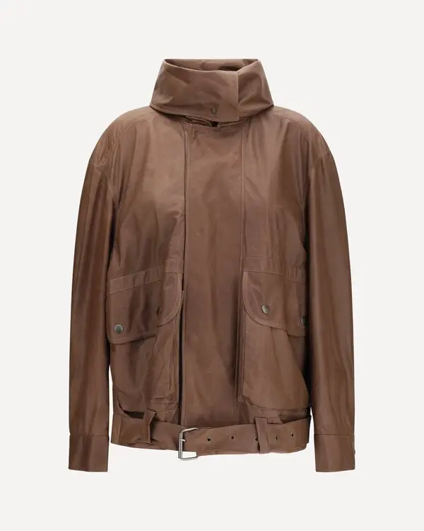 Calvin Klein Isa Leather Jacket