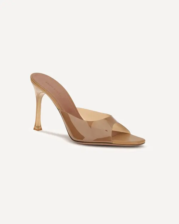 Amina Muaddi Alexa Glass Mules