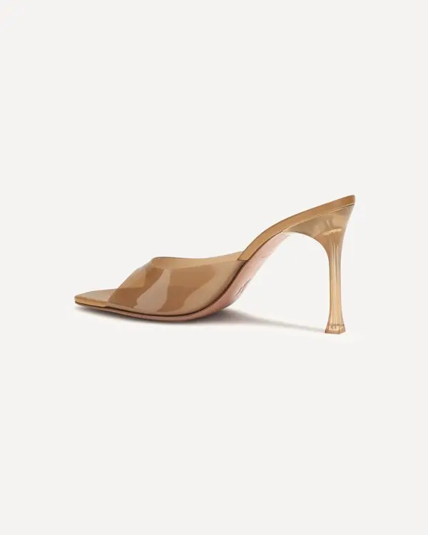 Amina Muaddi Alexa Glass Mules