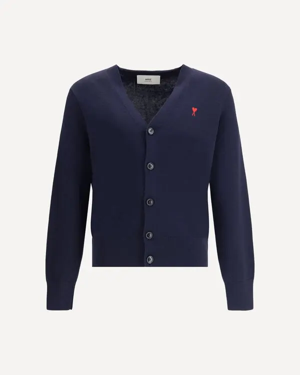 AMI Paris De Coeur Cardigan - Blue