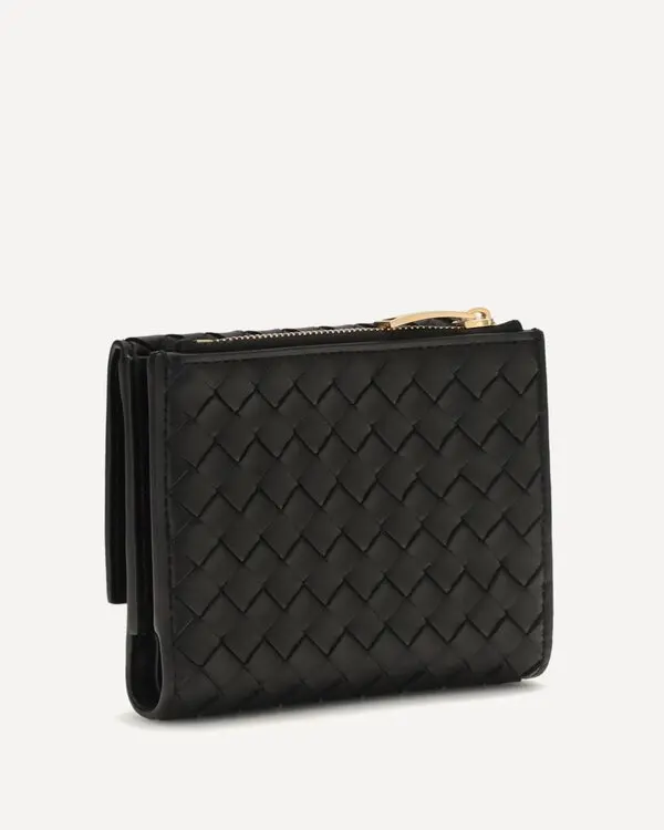 Bottega Veneta Intrecciato Bifold Wallet - Black