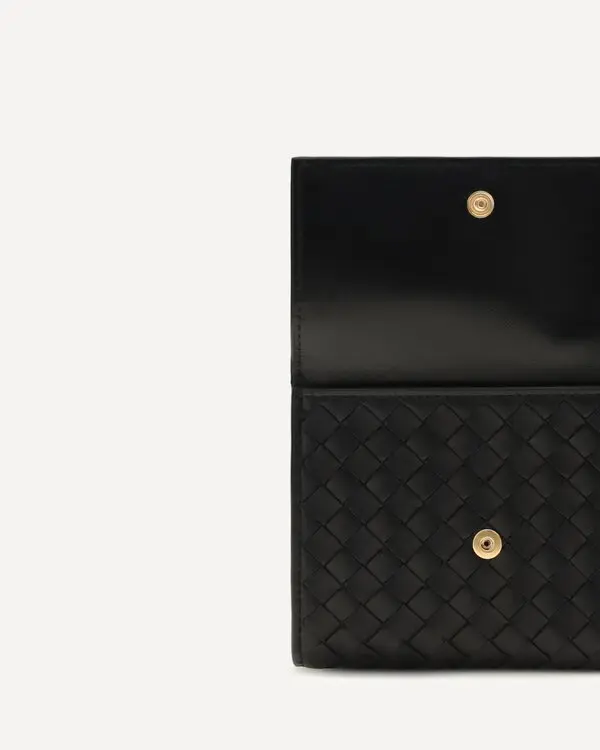 Bottega Veneta Intrecciato Bifold Wallet - Black