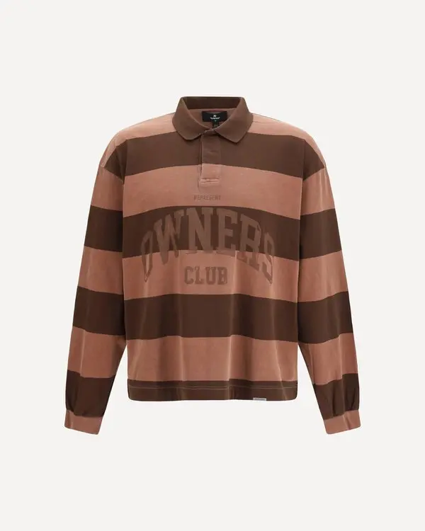 REPRESENT Striped Owners Club Rugby Polo