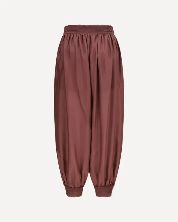 Zimmermann Aster Harem Pants - Bordeaux