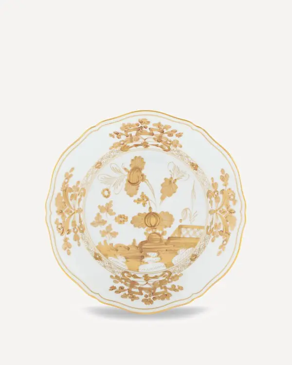 GINORI 1735 Oriente Italiano Collection Porcelain Flat Plate - White