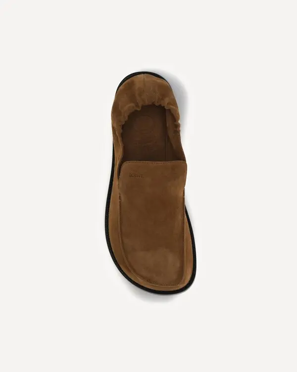 Loewe Flex Suede Loafers