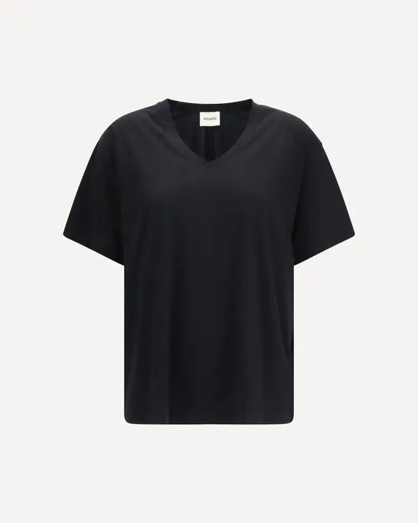 Khaite Linda V-neck T-shirt