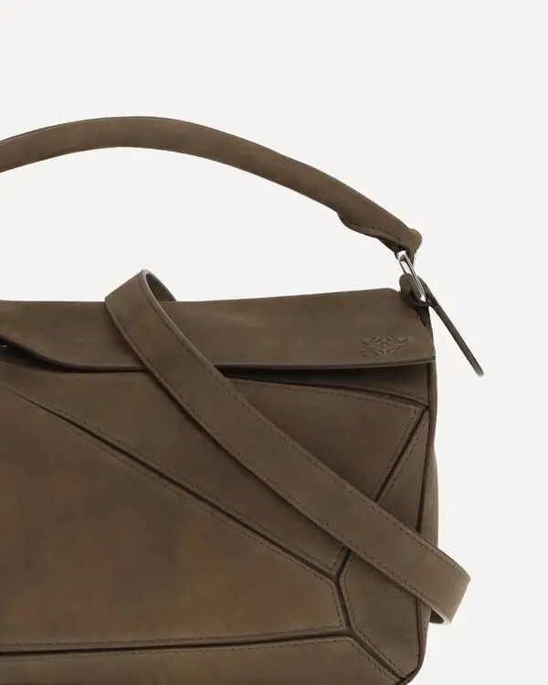 Loewe Featherlight Puzzle Small Bag - Brown