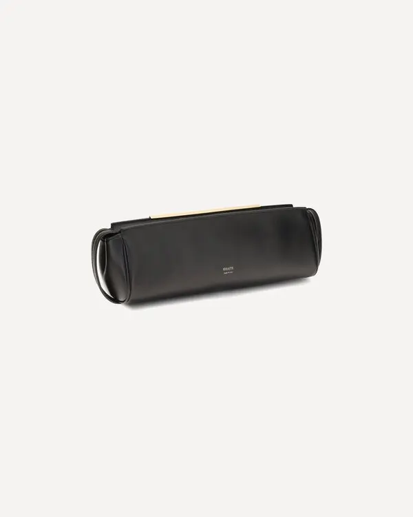 Khaite Leather Evening Clutch