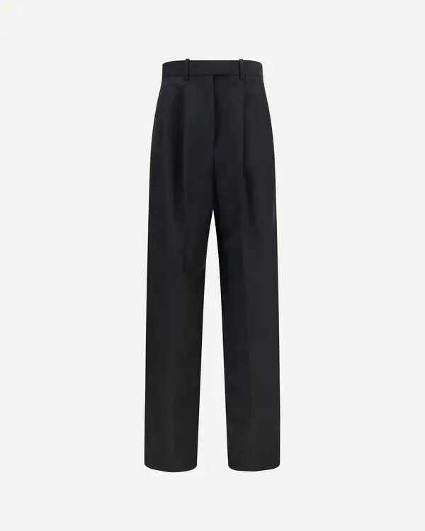 Givenchy Double-pleat Wool And Mohair Pants