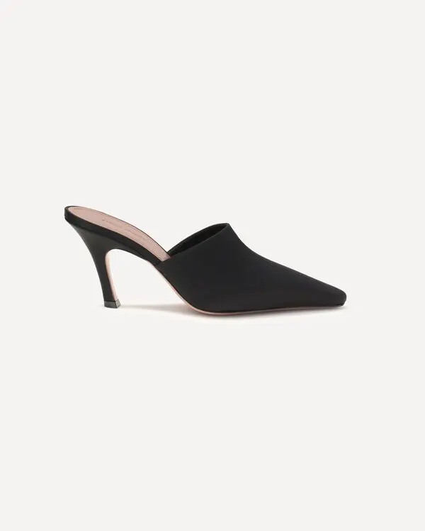 Amina Muaddi Jamie Mules - Black