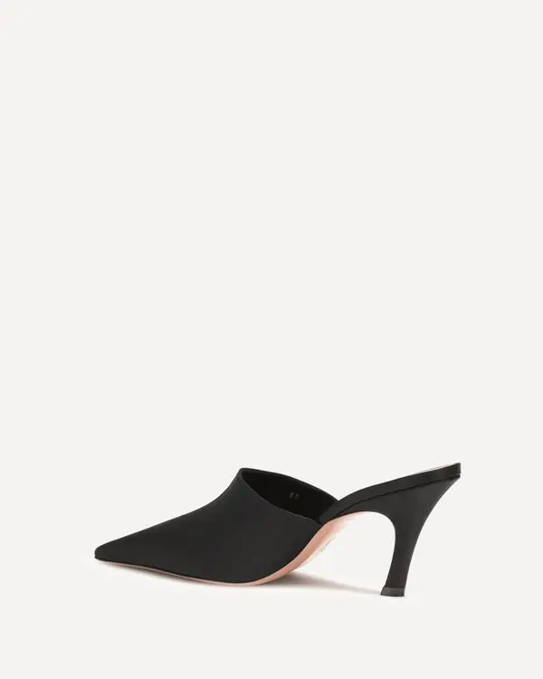 Amina Muaddi Jamie Mules - Black
