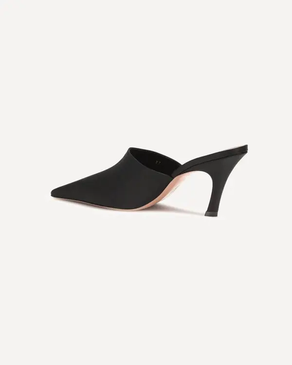 Amina Muaddi Jamie Mules - Black
