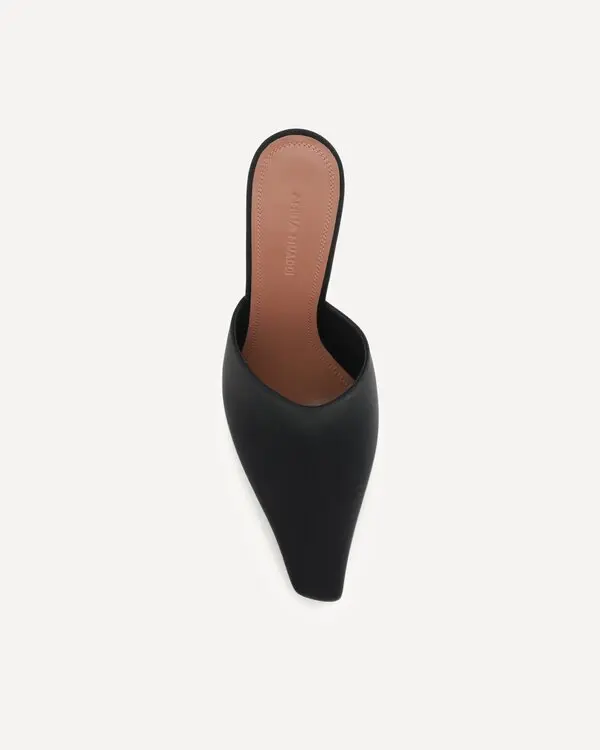 Amina Muaddi Jamie Mules - Black