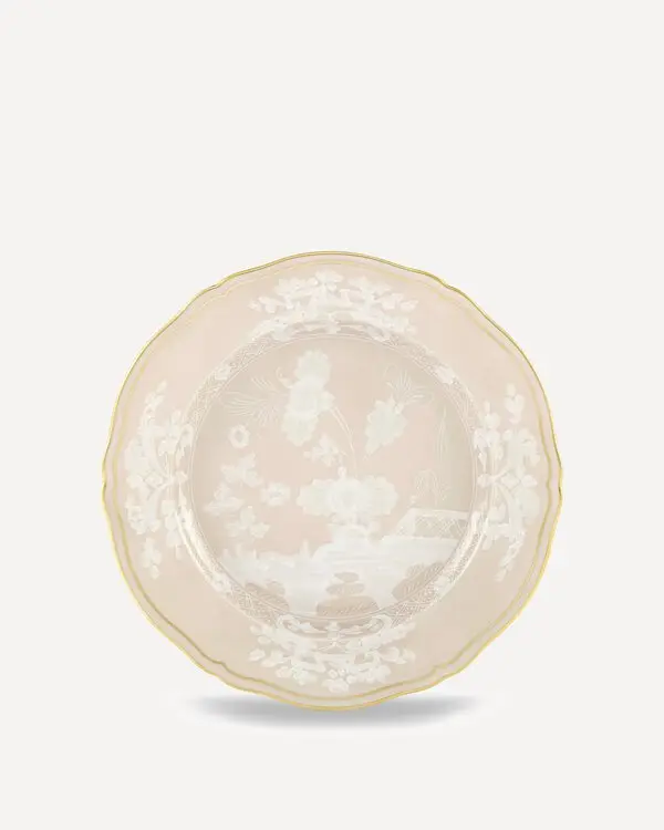 GINORI 1735 Oriente Italiano Collection Porcelain Dessert Plate - Beige