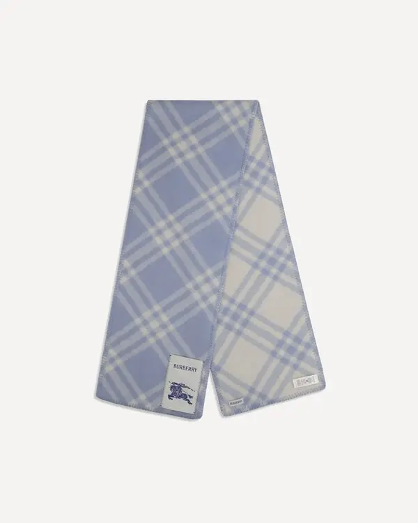 Burberry Check Wool Scarf