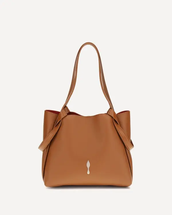 CHRISTIAN LOUBOUTIN Small Bettina Tote Bag - Brown