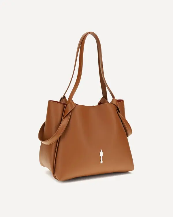 CHRISTIAN LOUBOUTIN Small Bettina Tote Bag - Brown