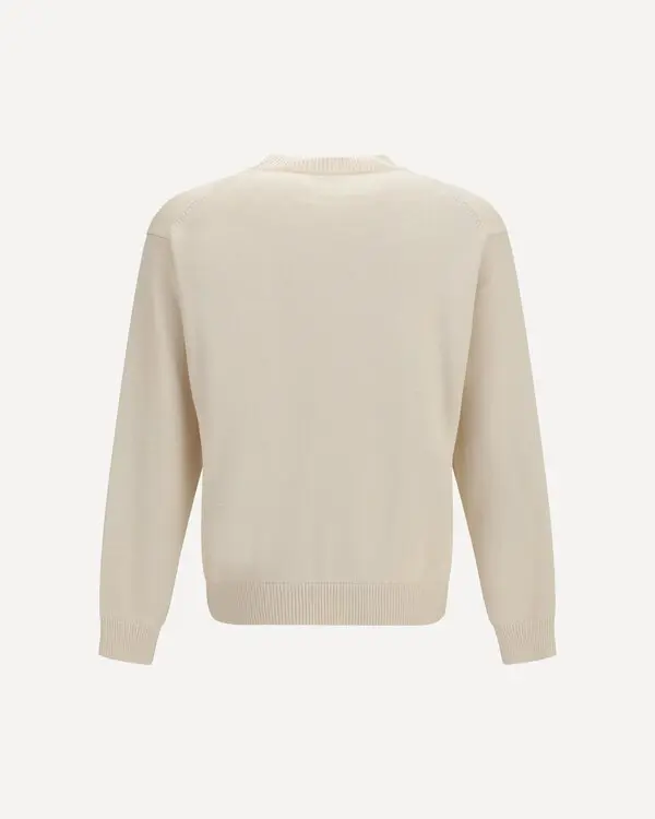 Kenzo Tulip Embroidered Wool And Cotton Sweater