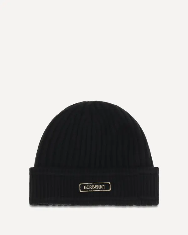 Burberry Ribbed Knit Wool Beanie