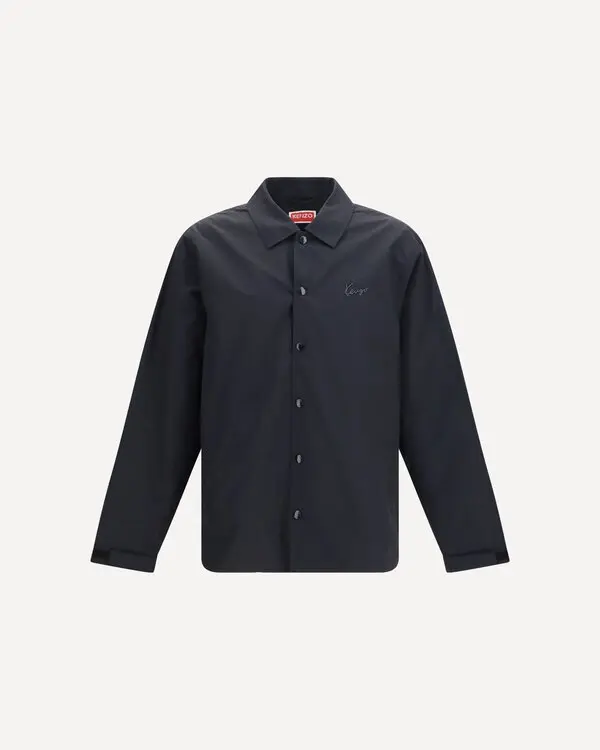 Kenzo Lightweight Cotton And Nylon Jacket - Black