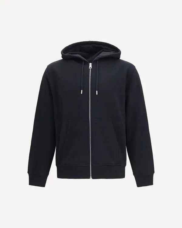 Givenchy Photographic Negative Print Fleece Zip Hoodie