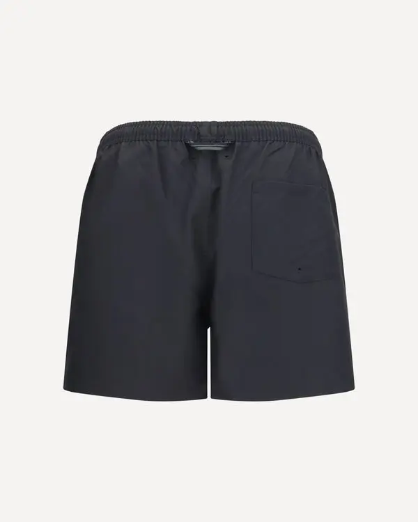 Fred Perry Swim Shorts With Embroidered Laurel Wreath - Black
