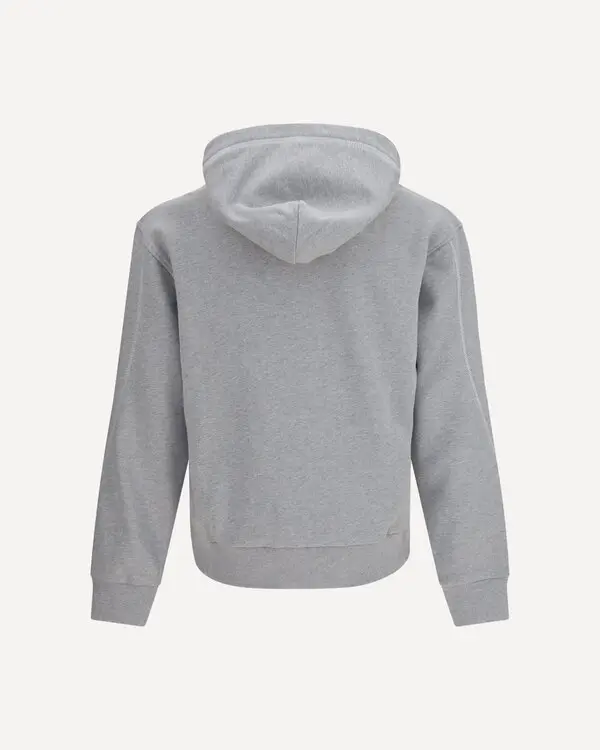 Givenchy Cotton Hoodie With Embroidered Logo - Grey