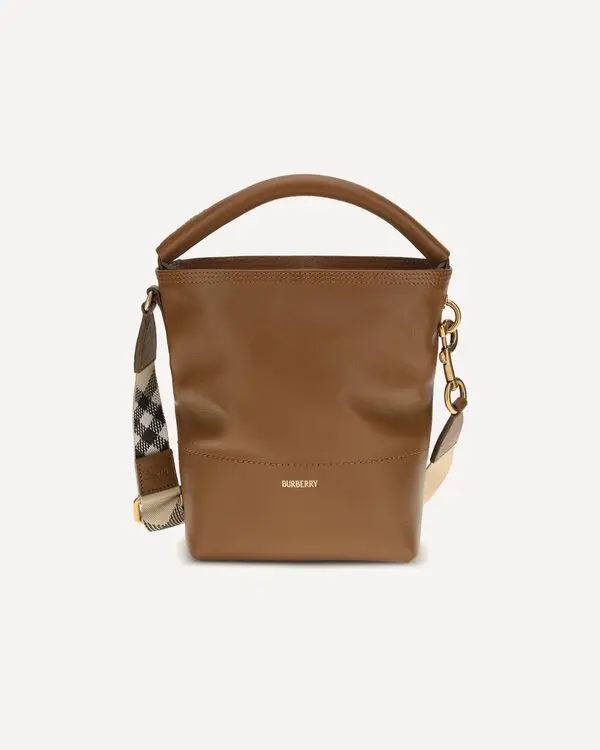 Burberry B Clip Bucket Bag - Brown