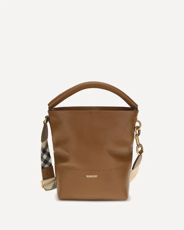 Burberry B Clip Bucket Bag - Brown