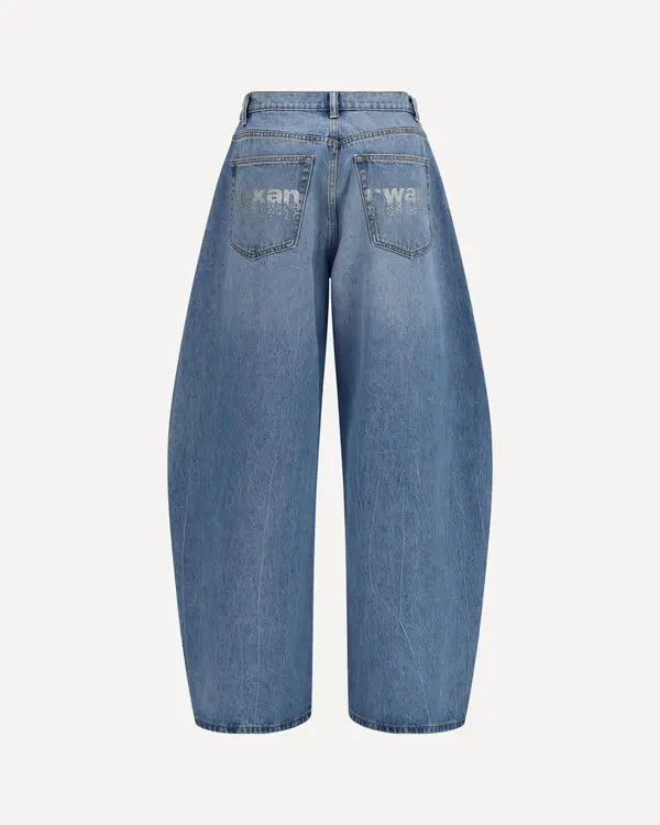 Alexander Wang Crystal Balloon Jeans - Light Blue