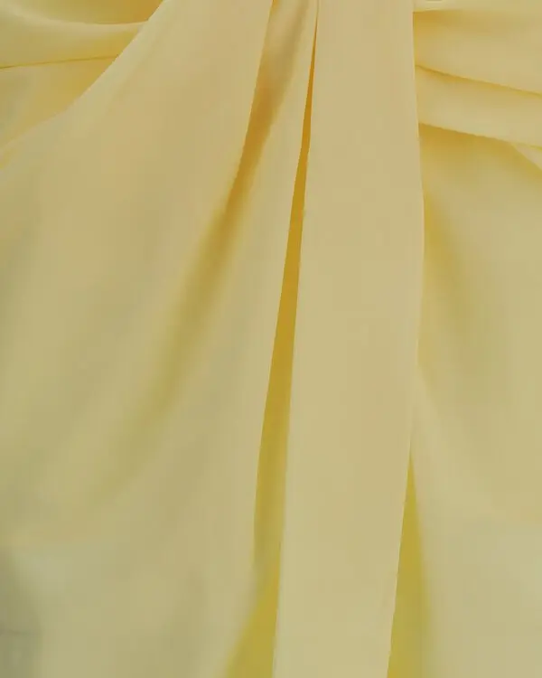 Jacquemus Pareo Skirt In Stretch Muslin - Yellow