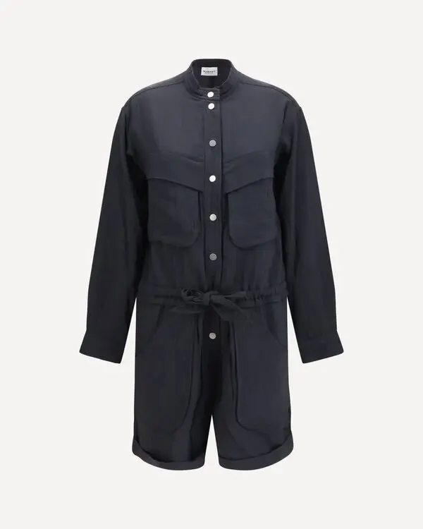 MARANT ETOILE Marant Étoile Cotton Blend Jumpsuit - Black